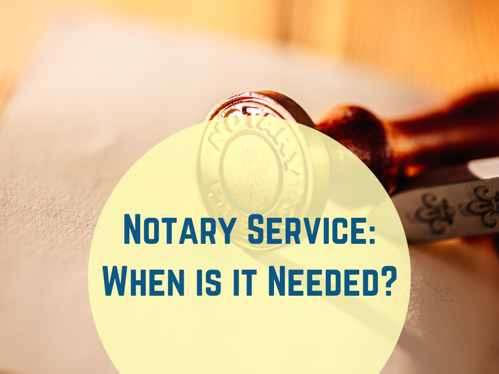 Notary Service: When is it Needed? - MESO